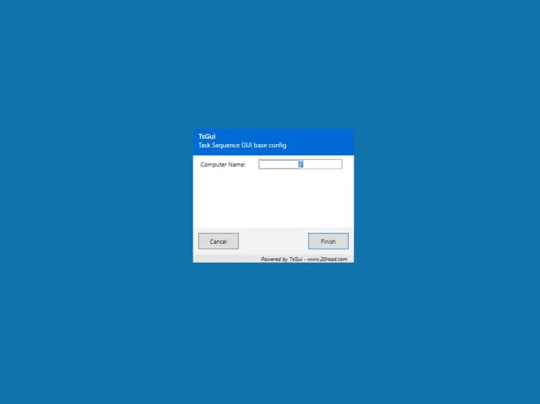 How To Make Custom Guis For Sccm Task Sequence