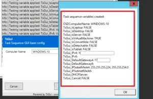 How To Make Custom GUIs For SCCM Task Sequence
