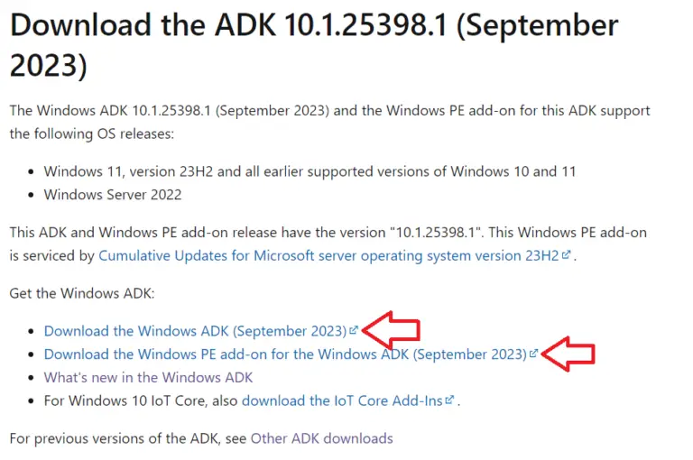 How To Install Microsoft Windows ADK On SCCM Server